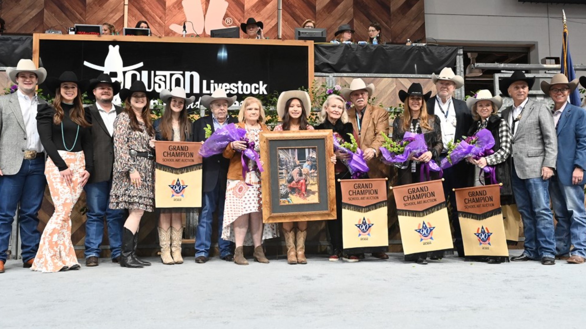 High School rodeo art winners get record-breaking bids | khou.com