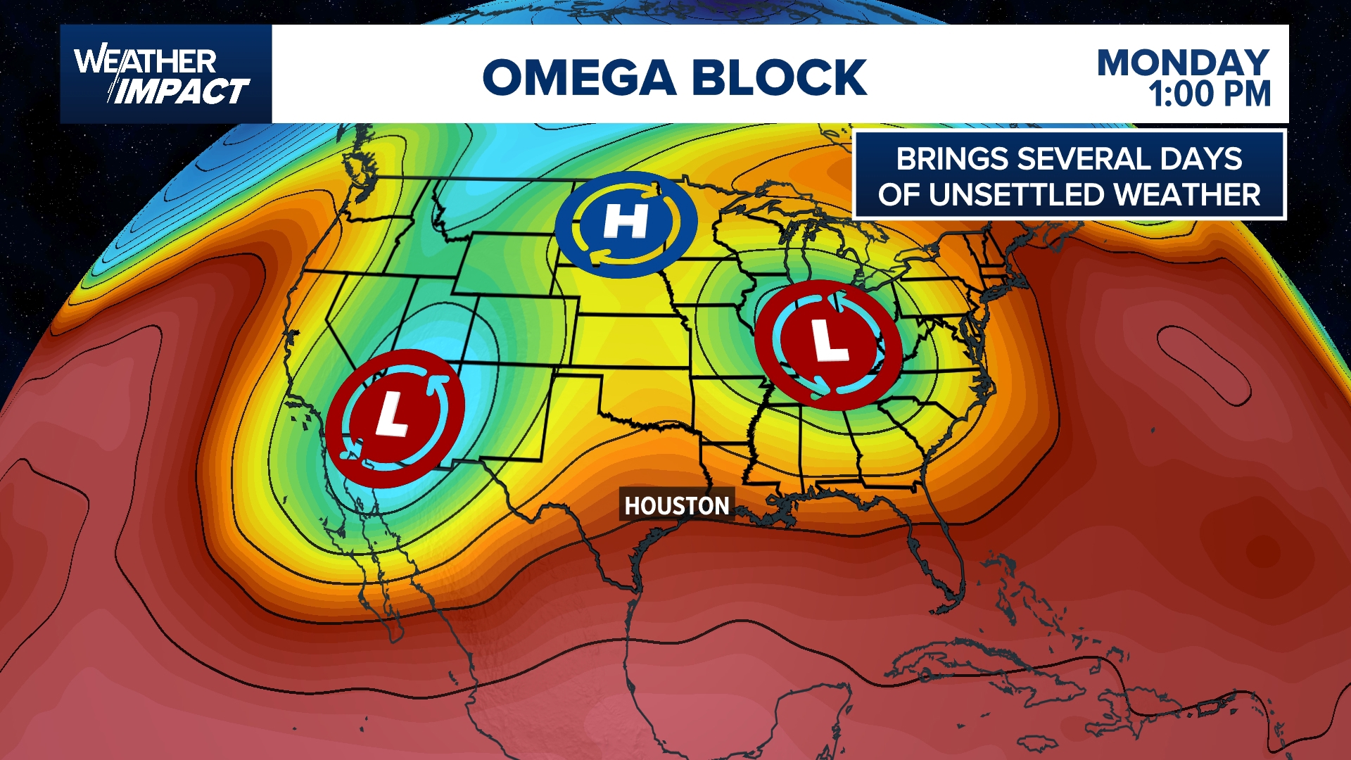 Houston faces storms amid Omega Block setup | khou.com