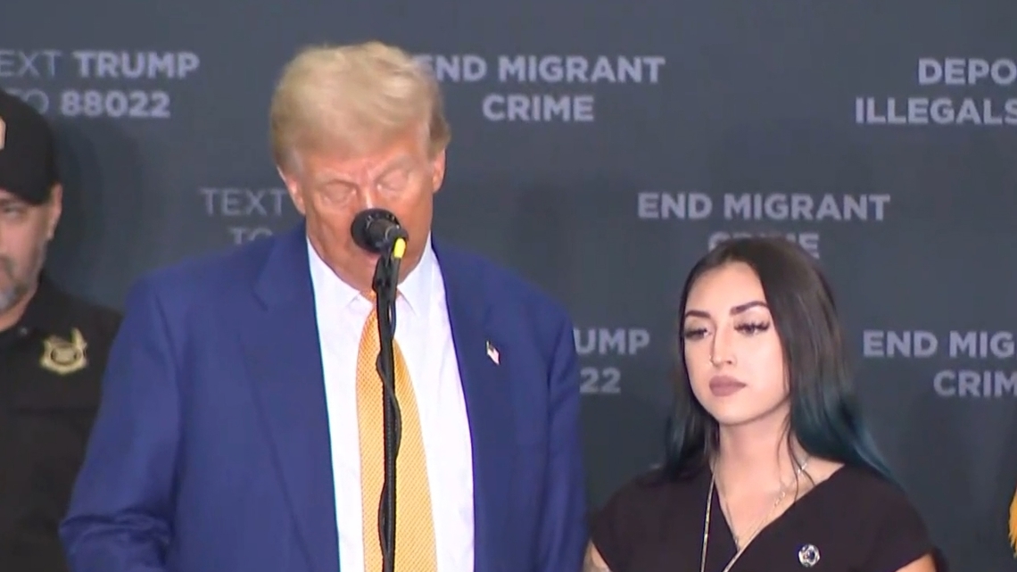 Mother of Jocelyn Nungaray appears alongside Trump in Austin | khou.com