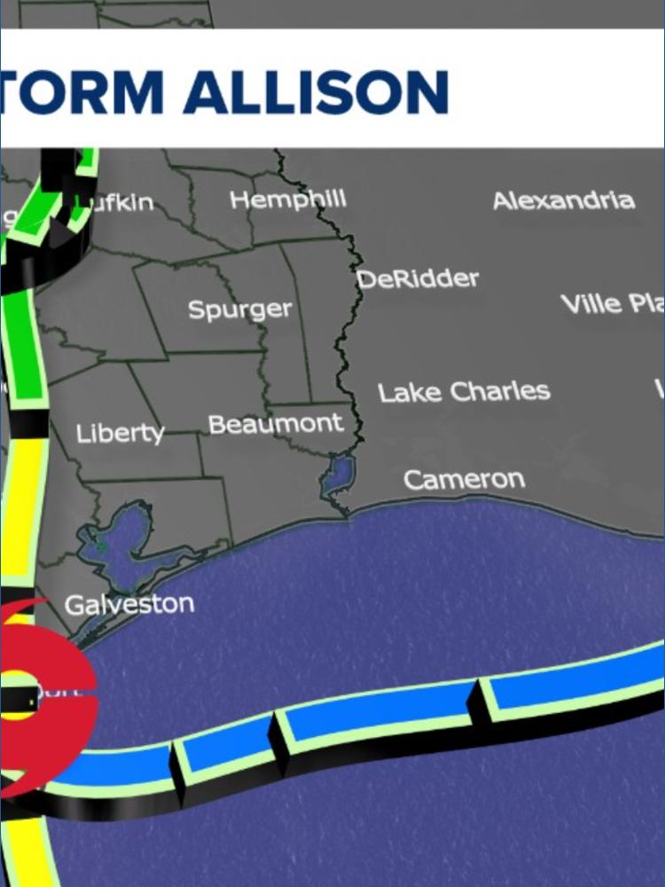 When did Tropical Storm Allison hit Houston? | Path, landfall, rainfall ...