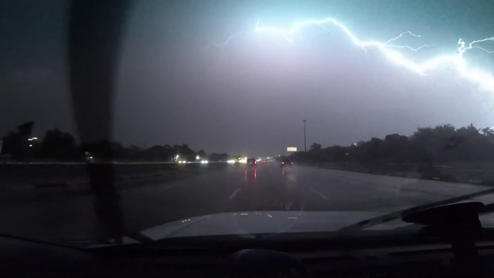 Lightning brightens the Houston skies during Wednesday's storms | khou.com