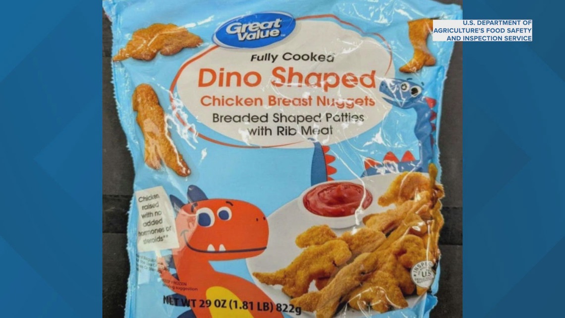 Great Value Dino Shaped nuggets may have lead contamination, health ...