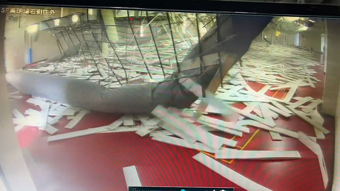 Taiwan earthquake: Video shows people flee as gym collapses during ...