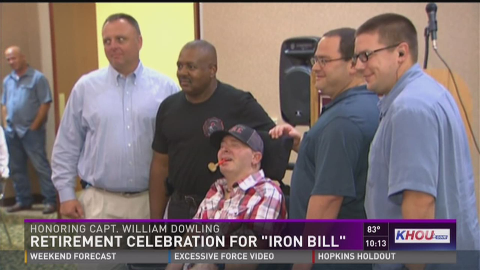 Retirement party held for Capt. 'Iron Bill' Dowling | khou.com