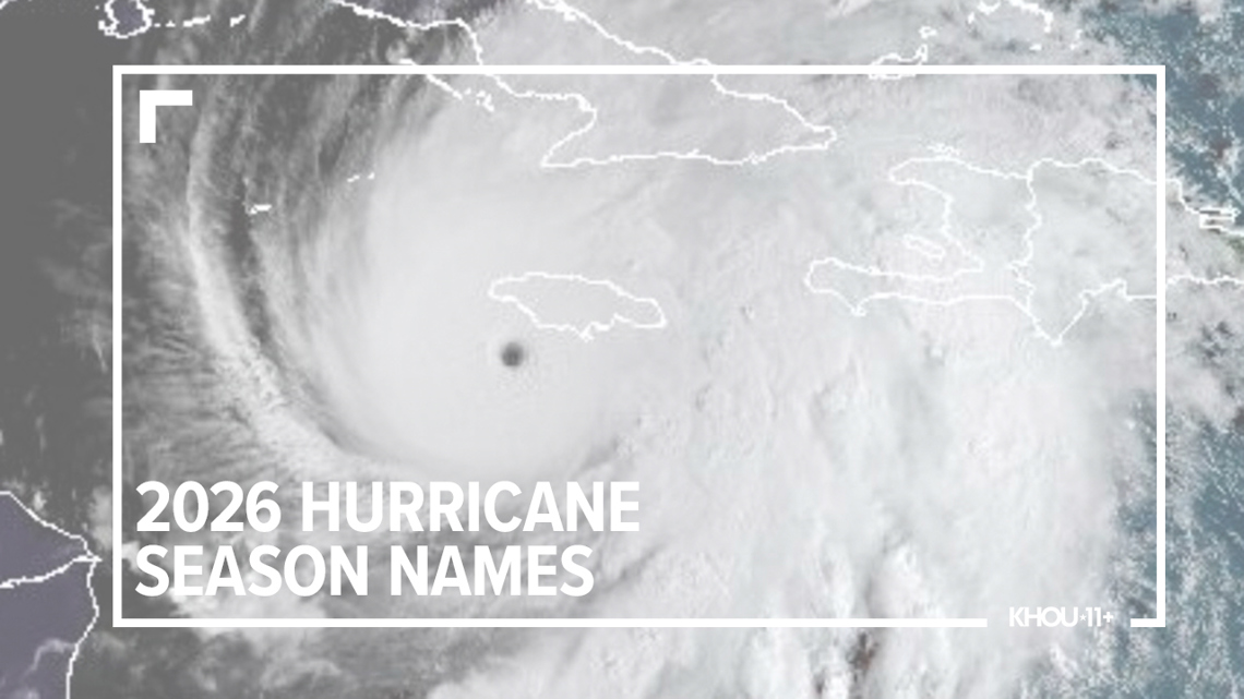 2026 Atlantic Hurricane Season storm names | khou.com