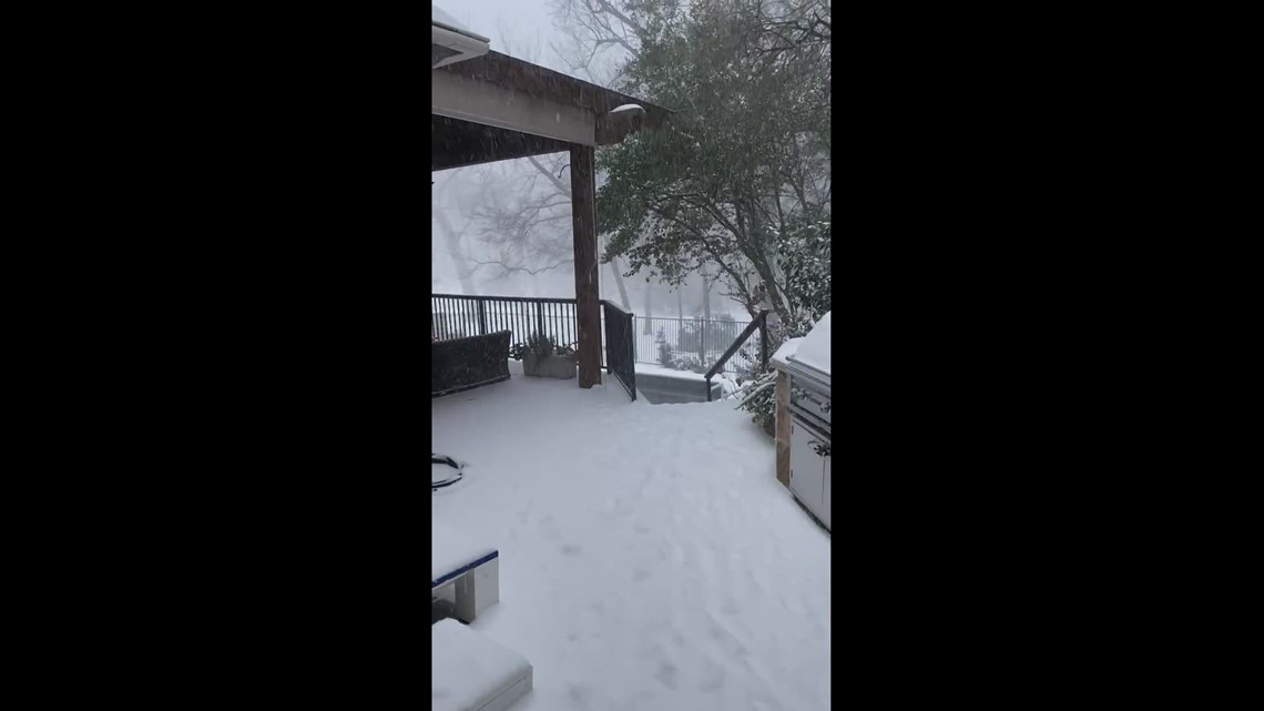 Snow in Coppell, TX | khou.com