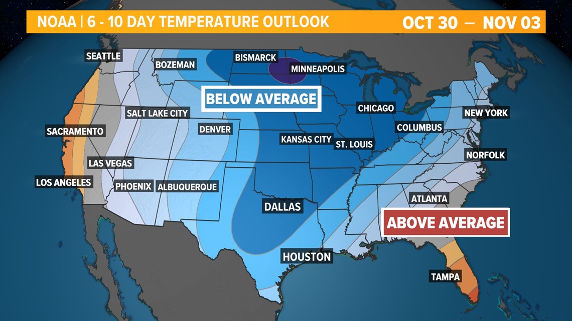 Could Texas see a fall cold front in time for Halloween? | khou.com
