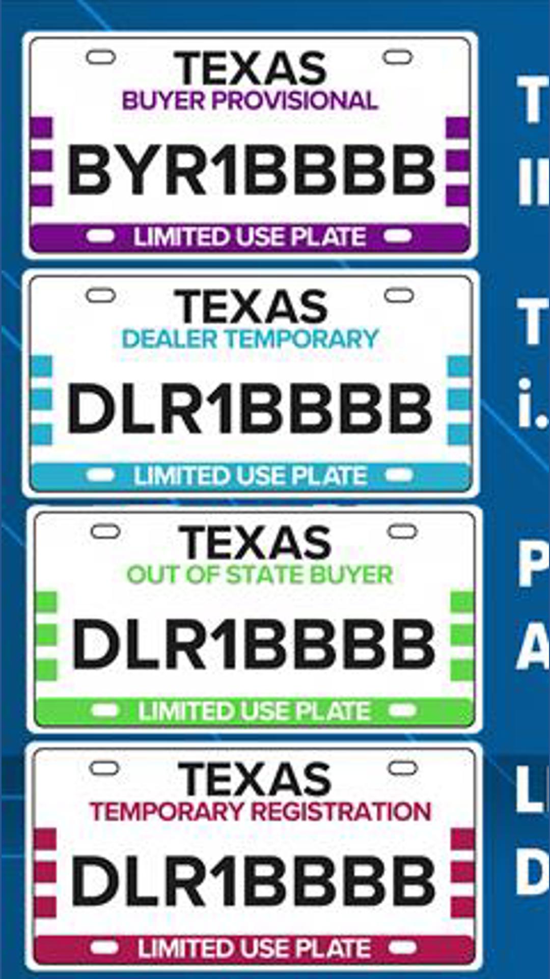 Are paper license plates legal in Texas? What you need to know July 1 ...