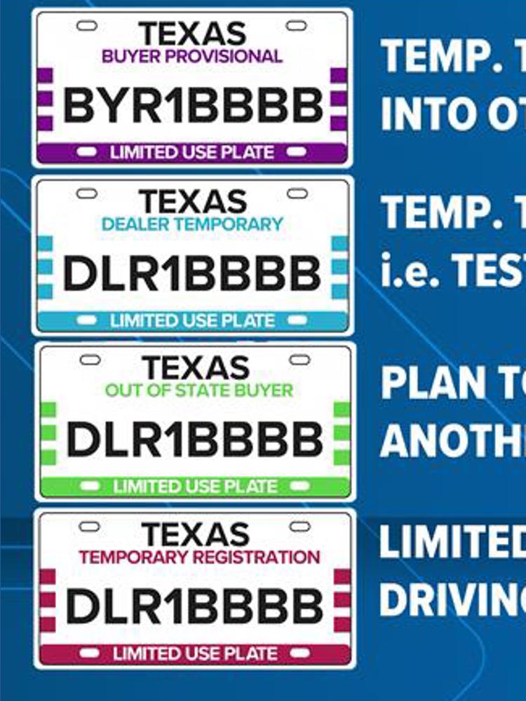 Are paper license plates legal in Texas? What you need to know July 1 ...