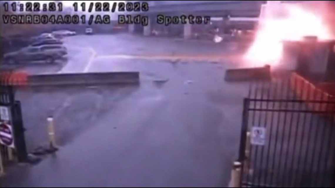 Surveillance video: Car explosion at US/Canada Rainbow Bridge border ...