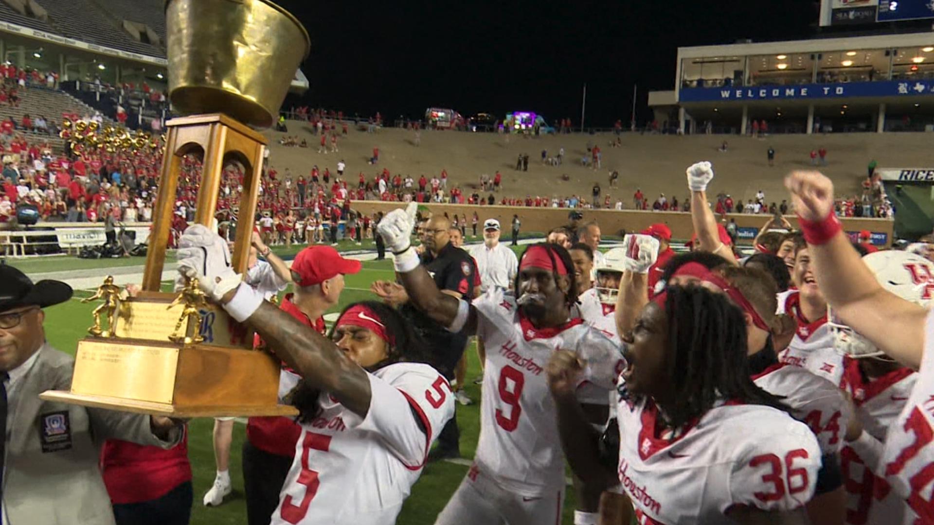 Bayou Bucket Classic: Conner Weigman leads Houston Cougars past Rice 35 ...