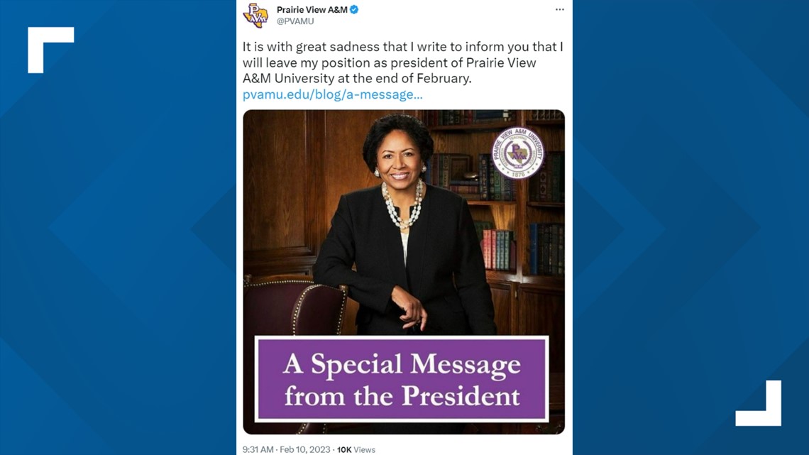 Ruth Simmons leaving position as Prairie View A&M president | khou.com