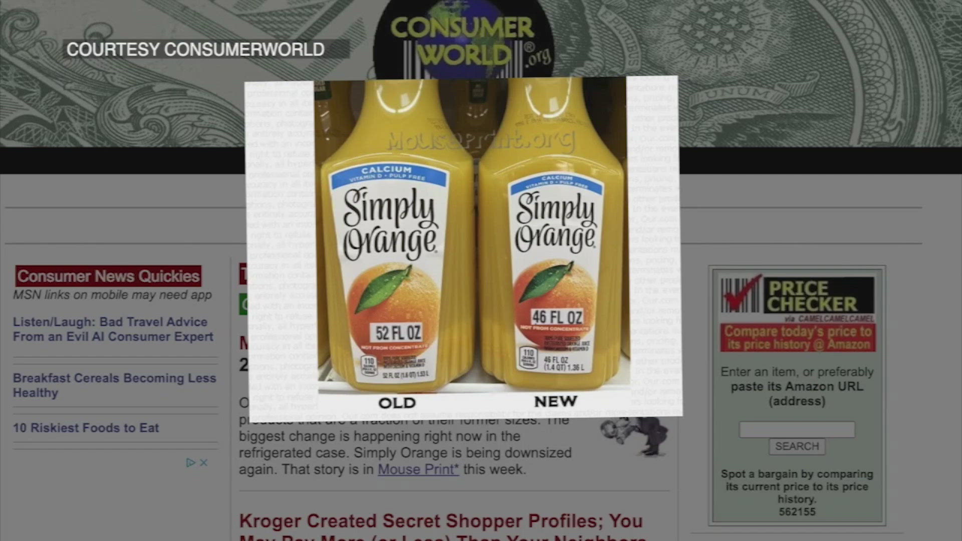 Shrinkflation is back in 2025: What’s getting smaller at stores | khou.com