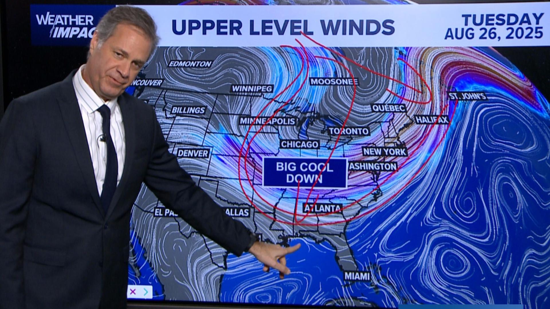 Rare August cold front may miss Houston while cooling much of the U.S ...