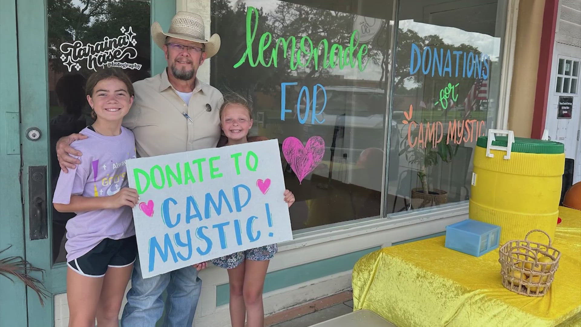 Young Texan girls raise $12K for flood relief with lemonade stand ...