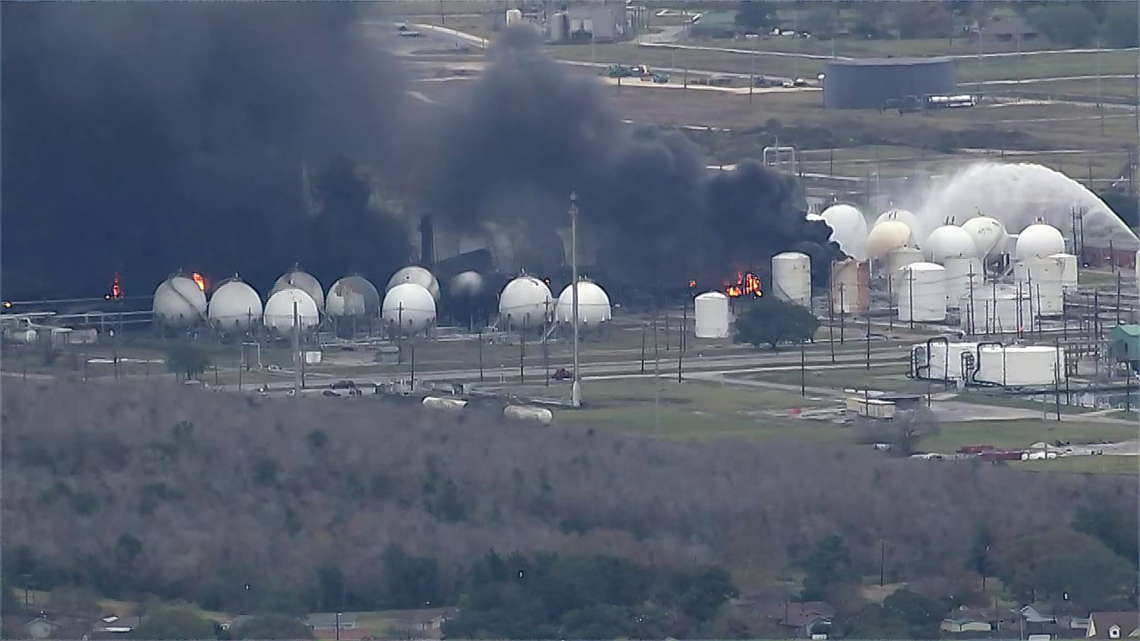 Officials lift evacuation order following TPC plant explosion, fire ...