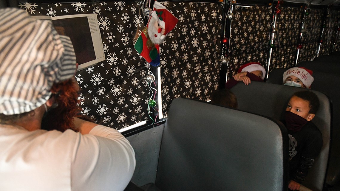 Silsbee bus driver creates Polar Express themed school bus | khou.com