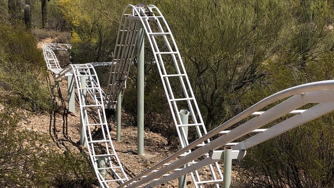 Arizona man builds backyard rollercoaster for grandkids | khou.com