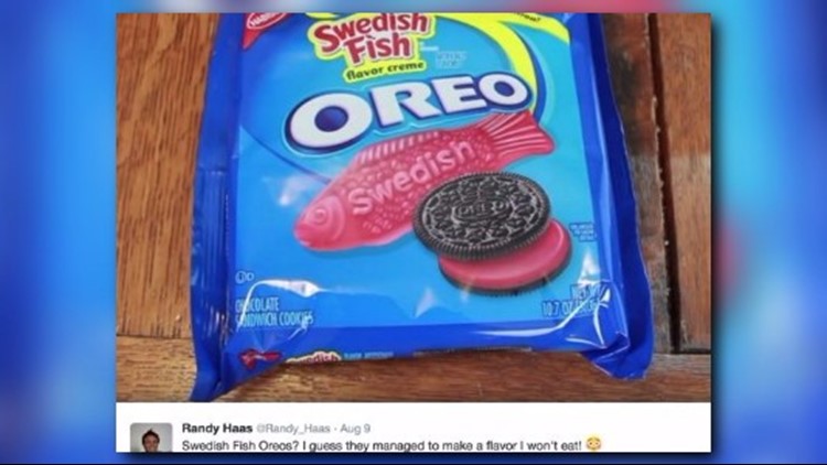 Yum or yuck? Swedish Fish Oreos are here | khou.com