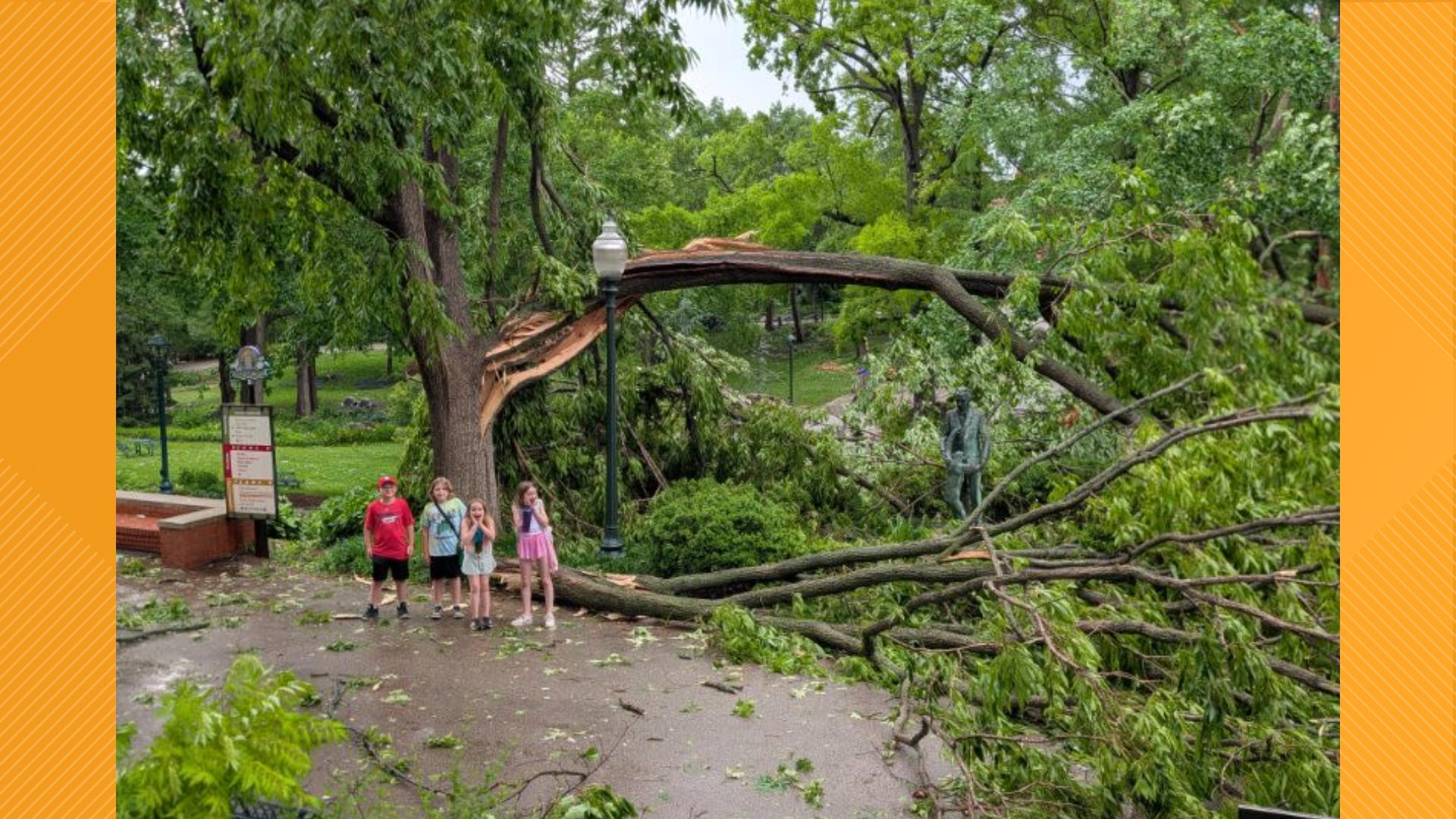 Family shelters in monkey house as tornado hits Saint Louis Zoo | khou.com