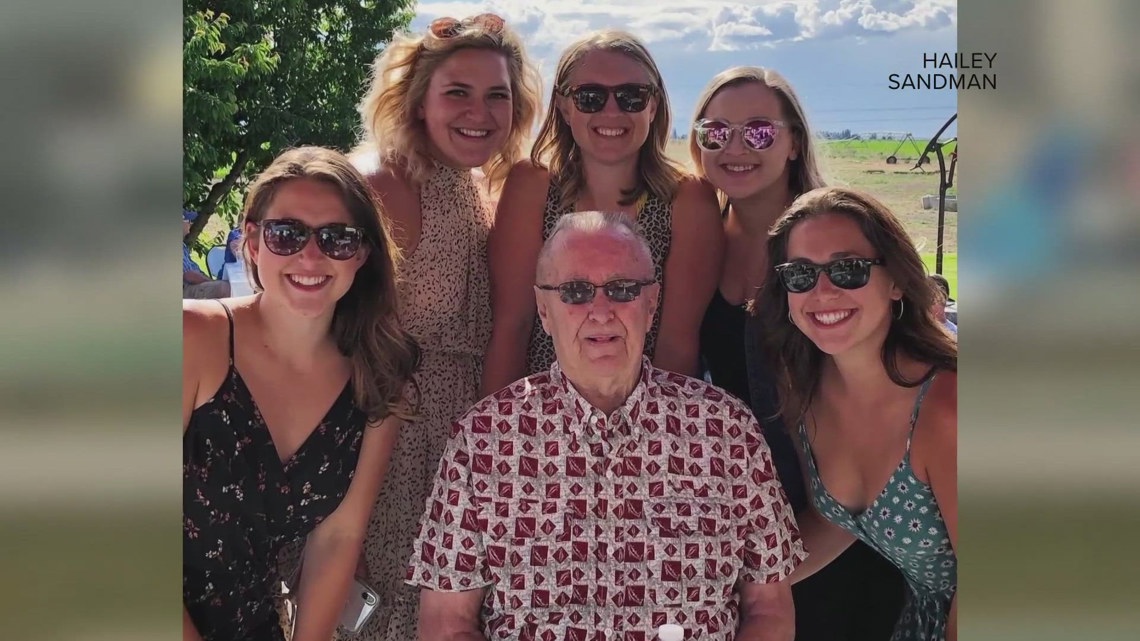 Woman thanks stranger for help making miracle connection at DIA in viral video | khou.com