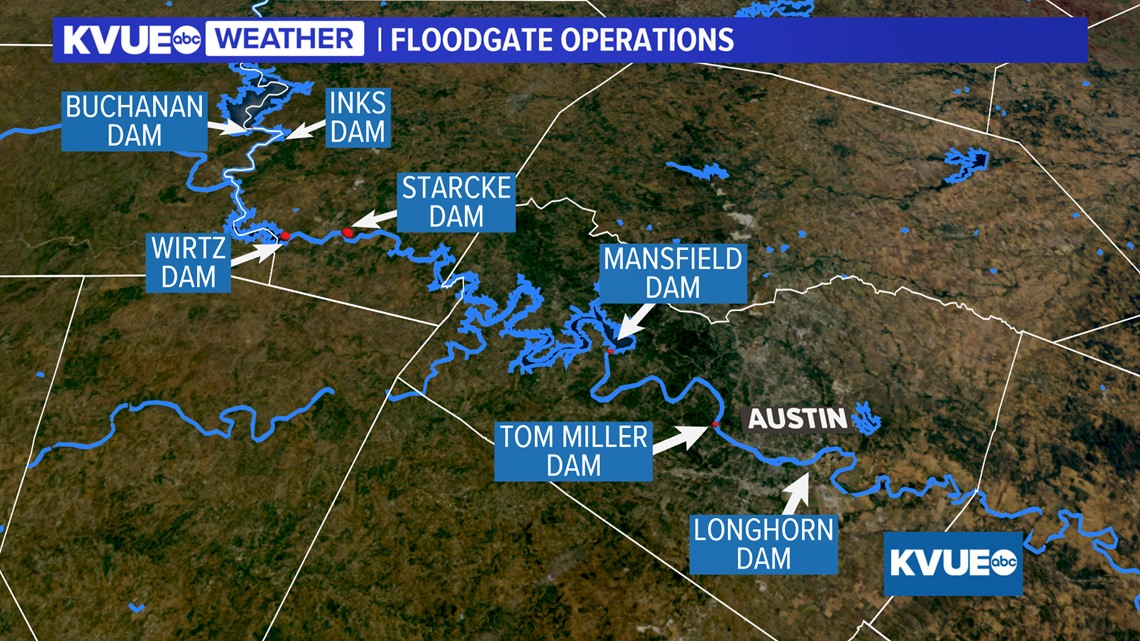 As Lake Travis rises, here's a look at how water flows through the ...