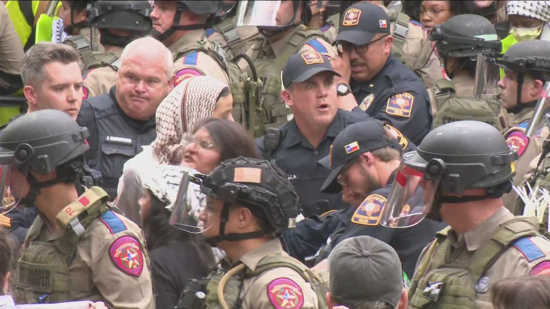 Arrests made at University of Texas Austin during protests | khou.com