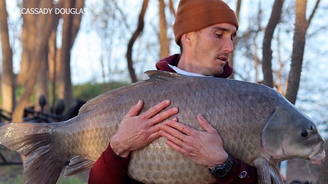Austinite catches record-breaking 64-pound fish in Lady Bird Lake ...