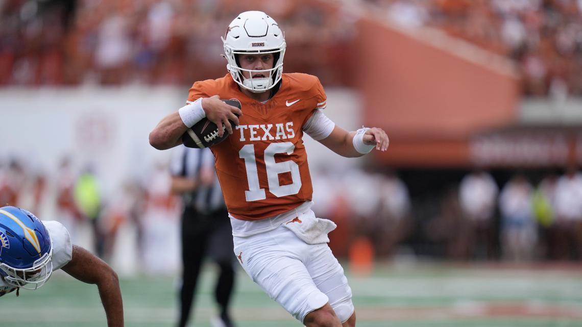 Texas Longhorns crush San Jose State for first win of 2025 season ...