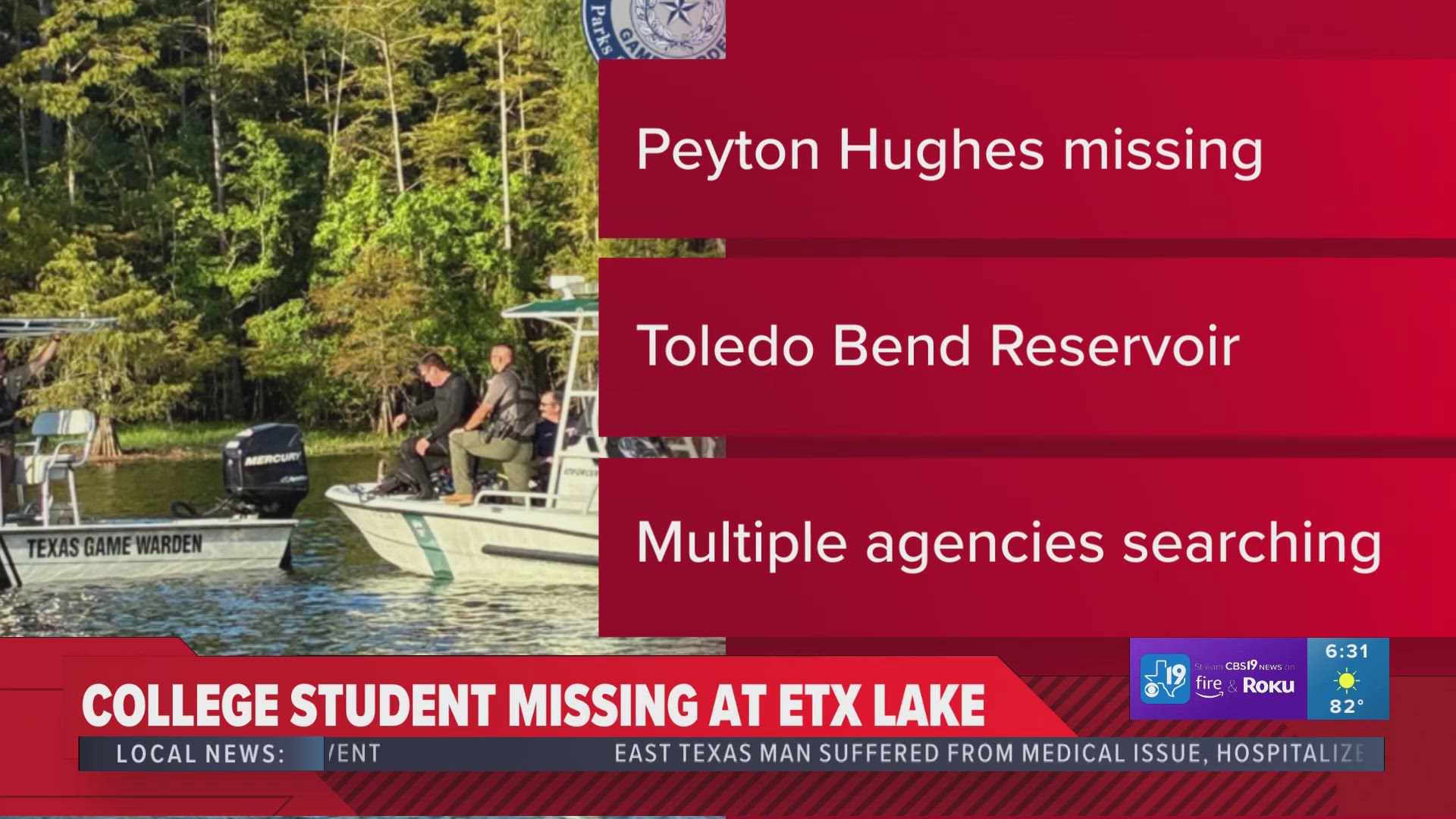 Body of missing college student recovered at Toledo Bend Reservoir ...