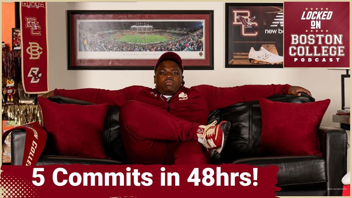 Boston College's STUNNING Recruiting Weekend, Five Commits In! | Are ...