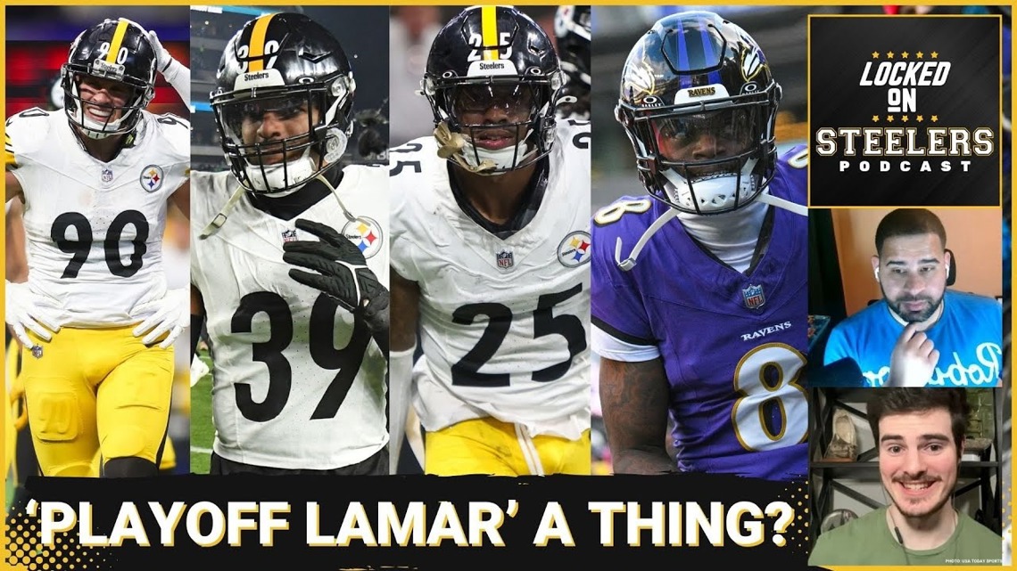 Steelers Can't Rely on 'Playoff' Lamar Jackson as a Thing | Cam Heyward ...
