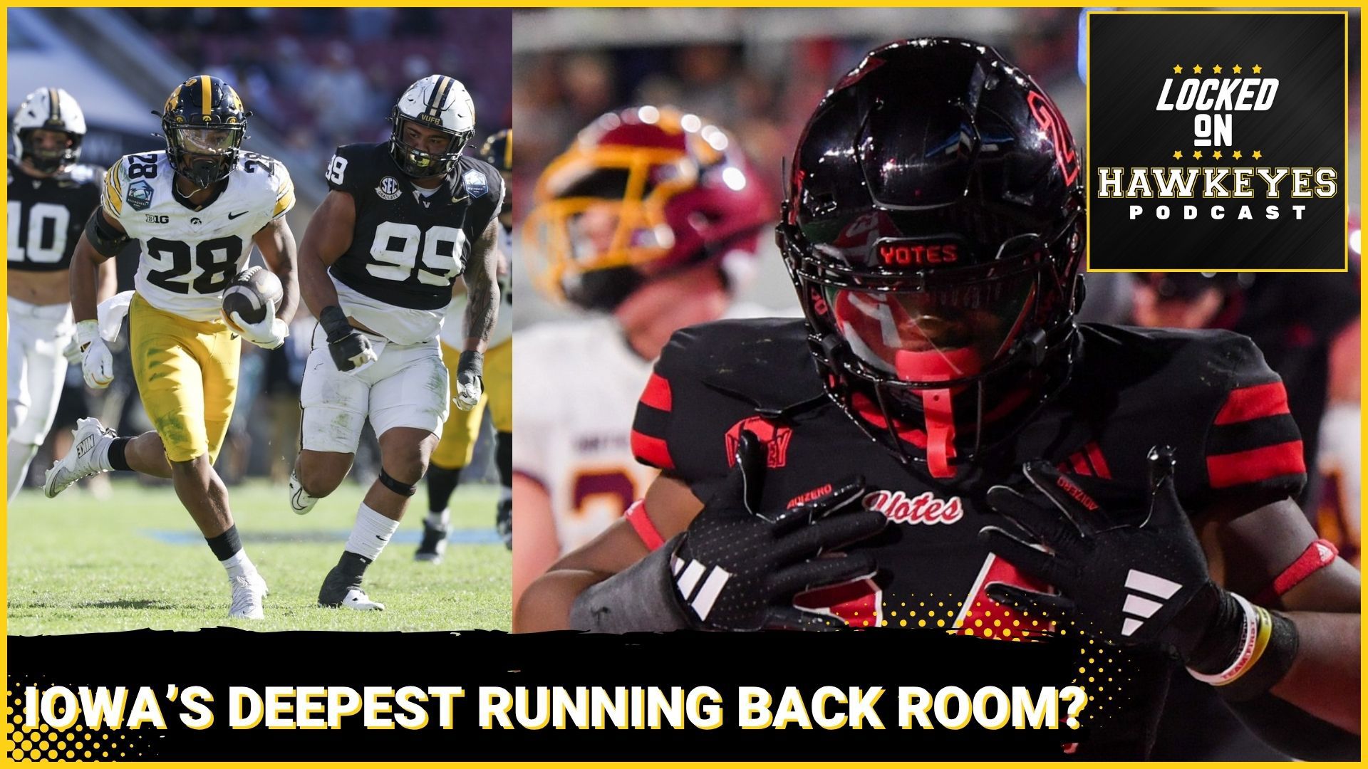 DEPTH? Iowa Hawkeyes Running Back Room STACKED—Kamari Moulton & LJ ...