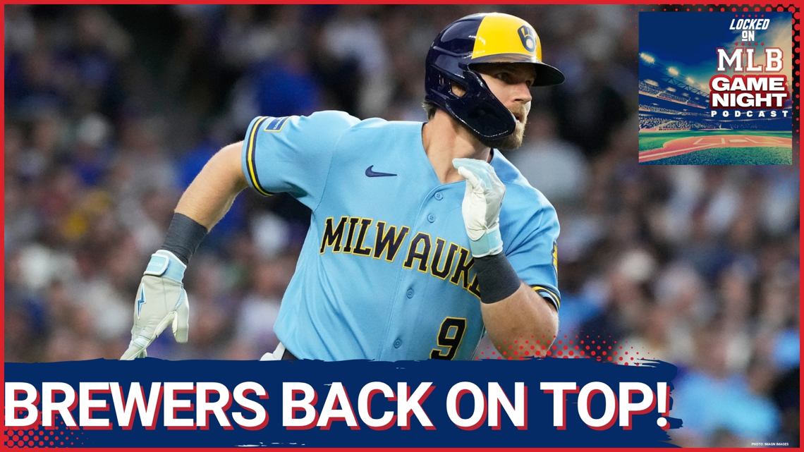 MLB GAME NIGHT: Milwaukee Brewers TAKE First Place in the NL Central ...