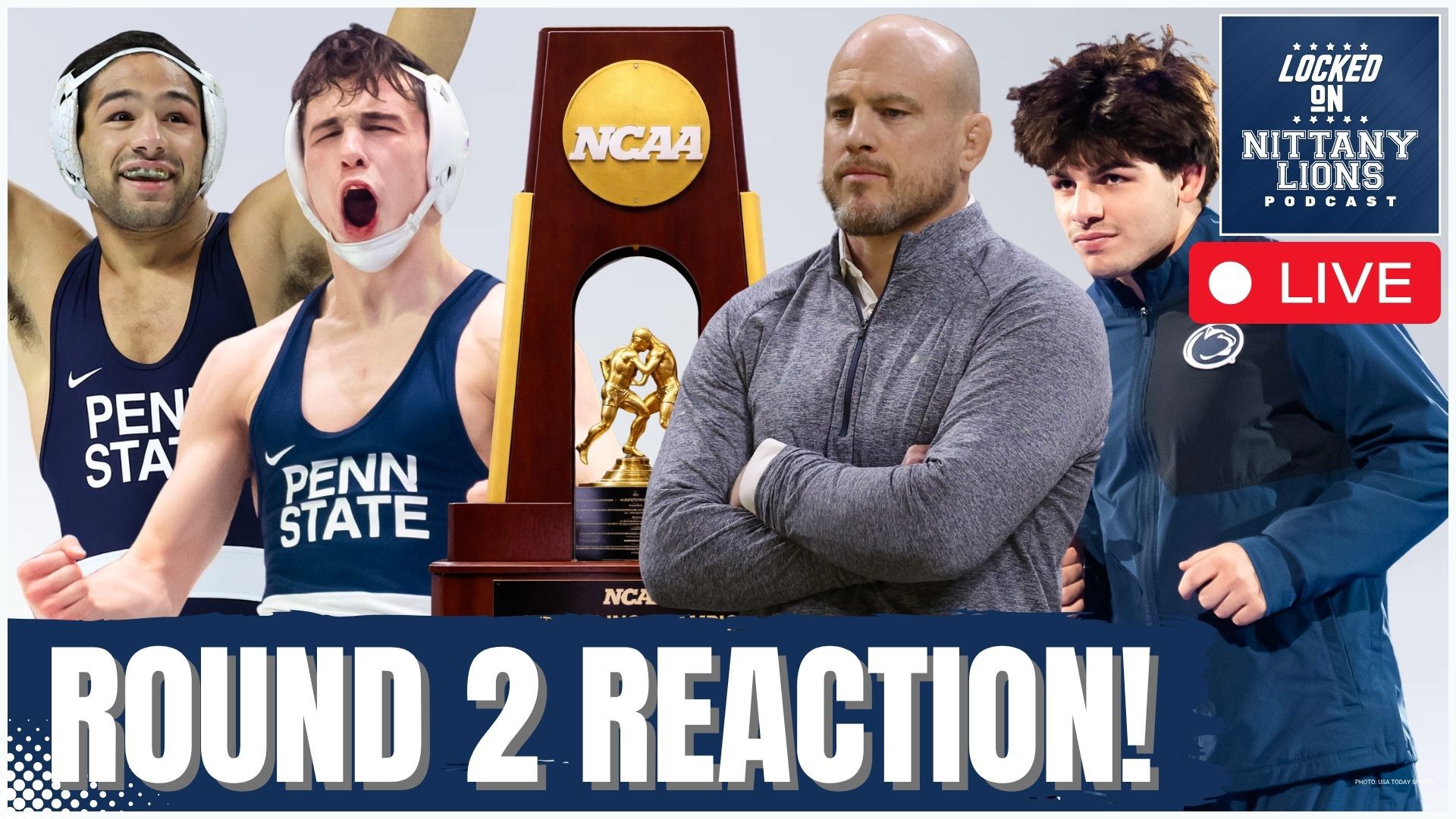 LIVE: Penn State Wrestling ROLLS in Round 2 of NCAA — Quarterfinals ...