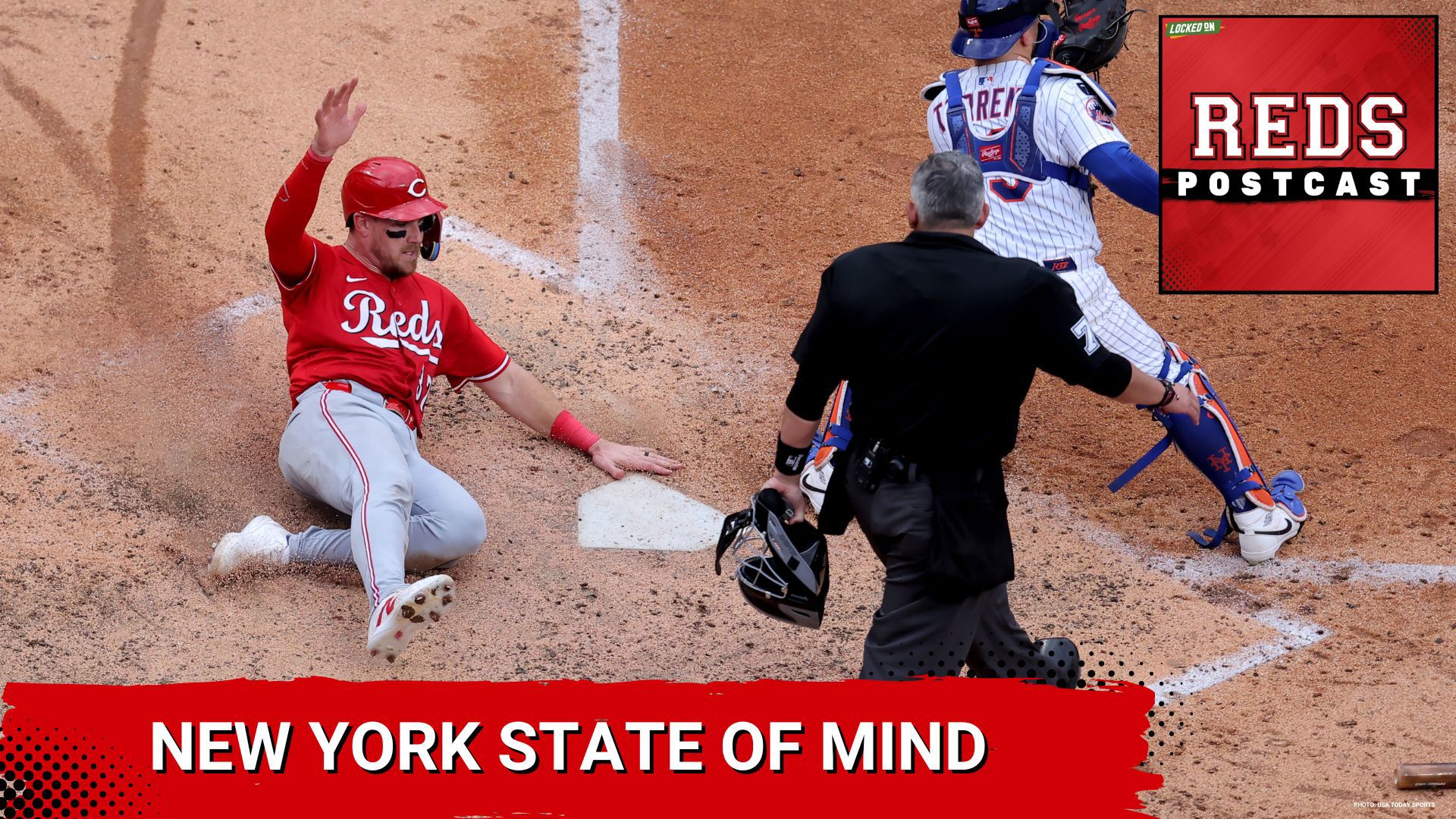 REDS POSTCAST: The Cincinnati Reds Clinch Series vs the Mets with a NEW ...