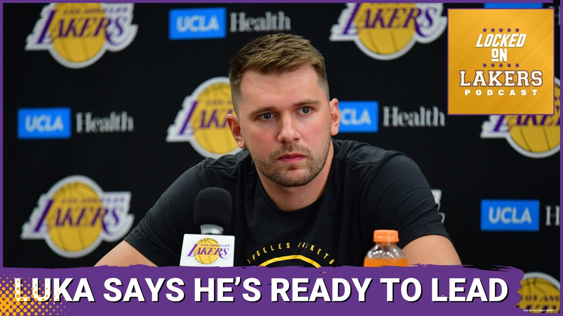 Lakers Media Day Reaction: Luka READY TO LEAD, LeBron EXCITED About ...