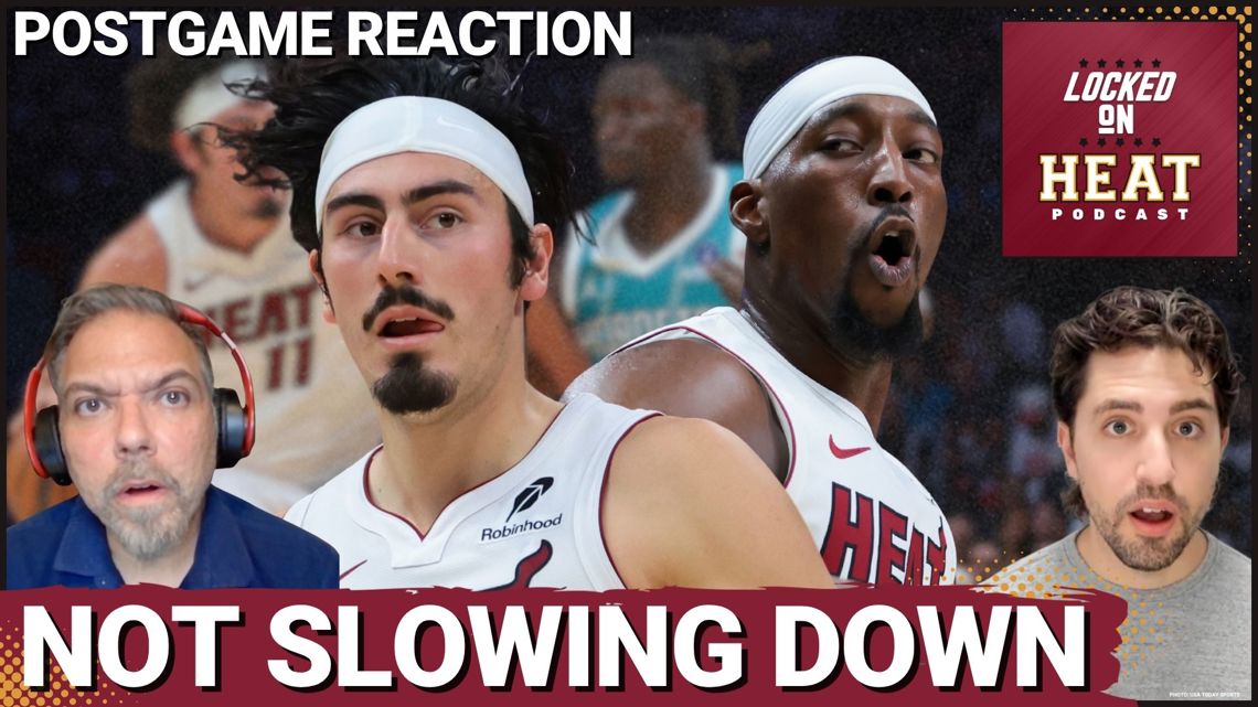 REACTION: Miami Heat TORCH Hornets For 144 Points! Jaime Jaquez Jr ...