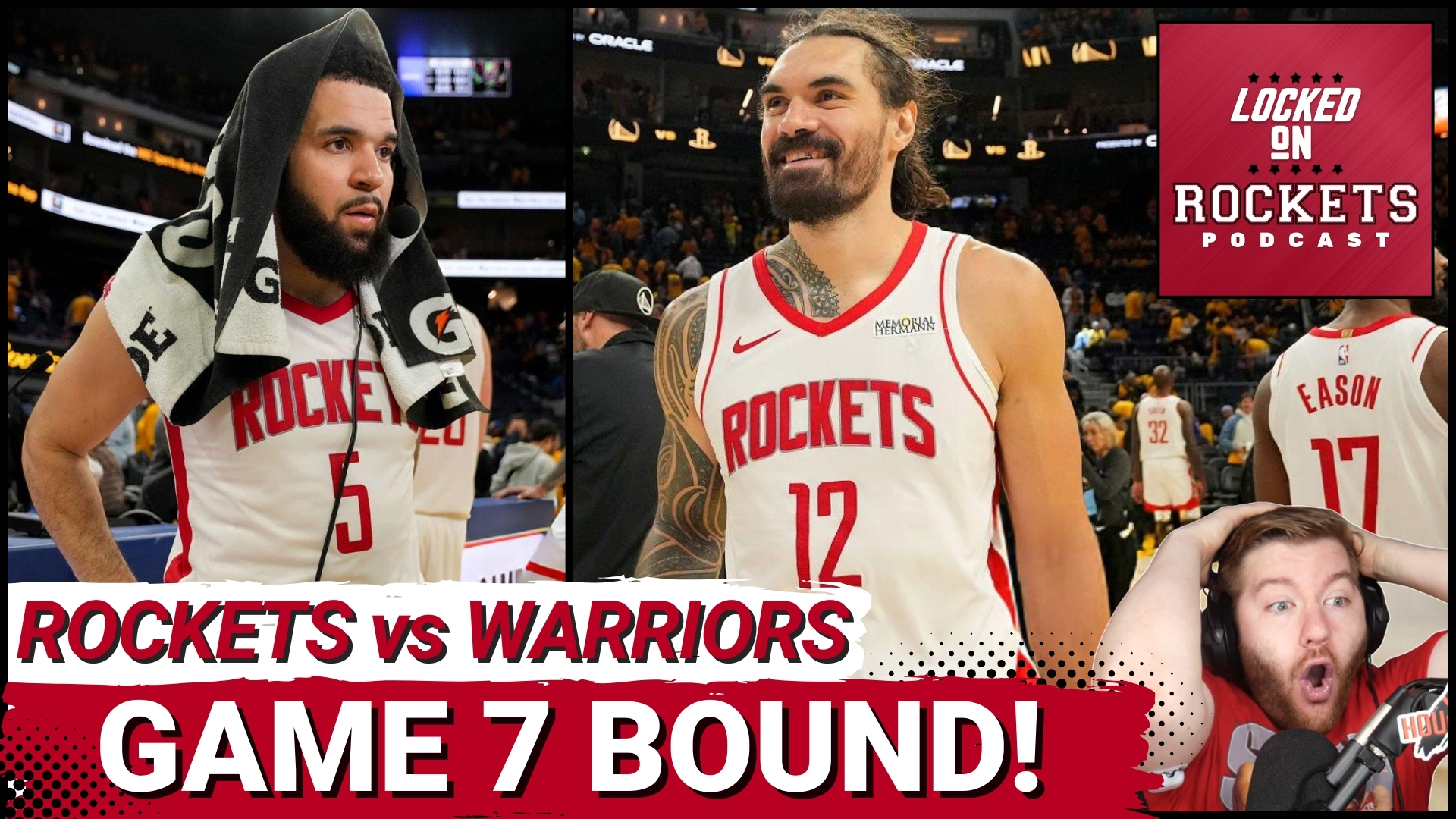 Fred VanVleet OUTPLAYS Steph Curry & Steven Adams BULLDOZES Warriors As Houston Rockets FORCE ...