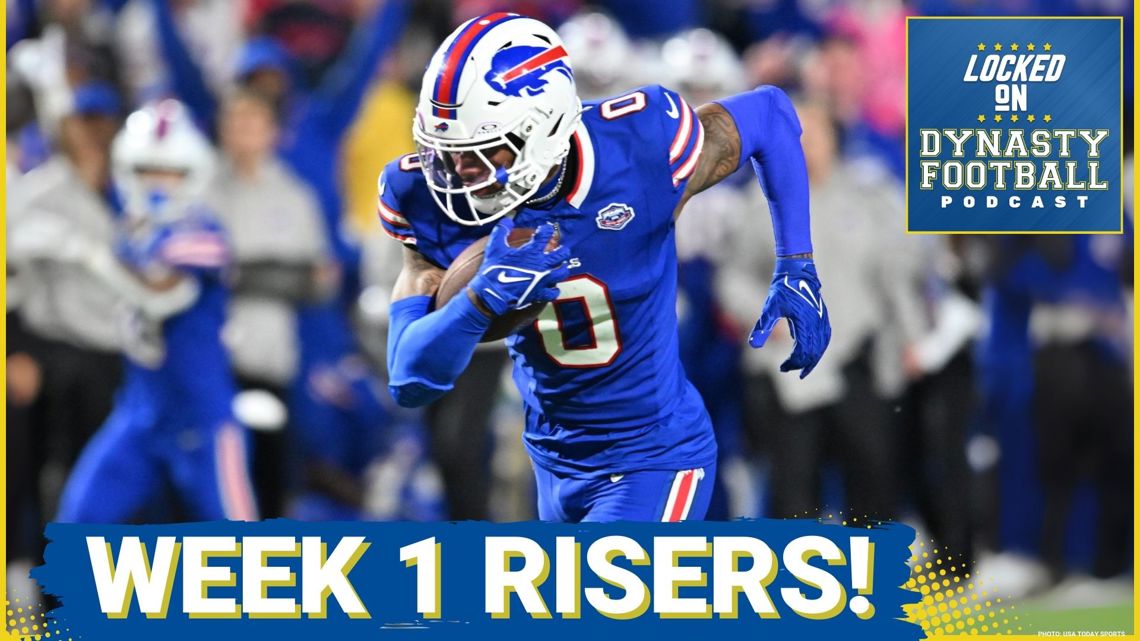 Biggest Dynasty RISERS Coming Out Of Week 1 | Keon Coleman = Top 30 WR ...