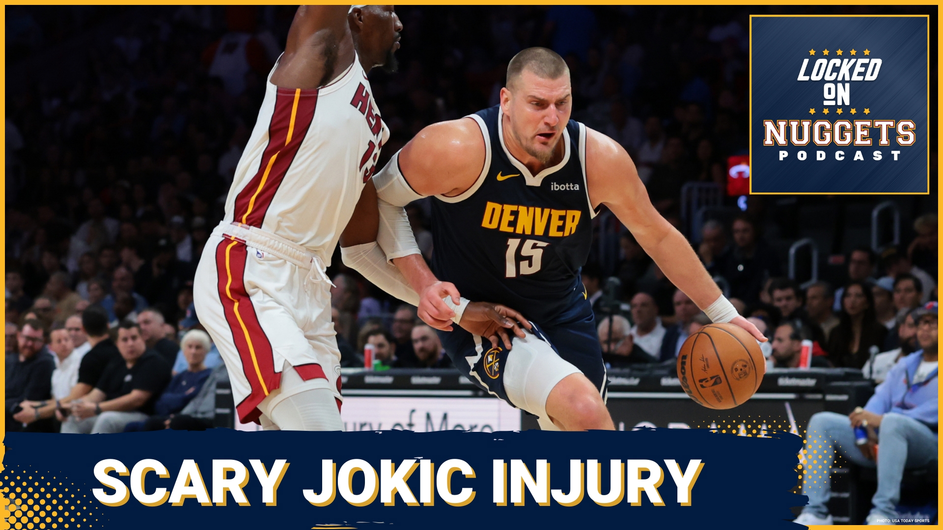 PANIC: Nikola Jokic INJURED vs Miami Heat, Denver Nuggets STUNNED ...