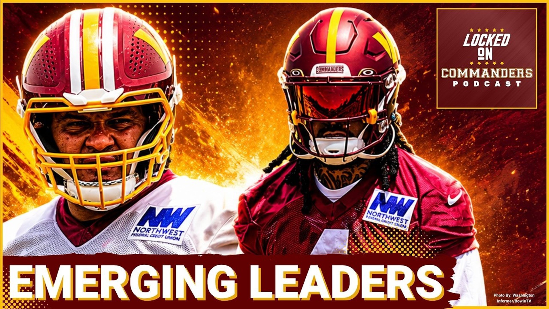 EMERGING VOICES: Commanders Frankie Luvu and Nick Allegretti EMBRACING ...