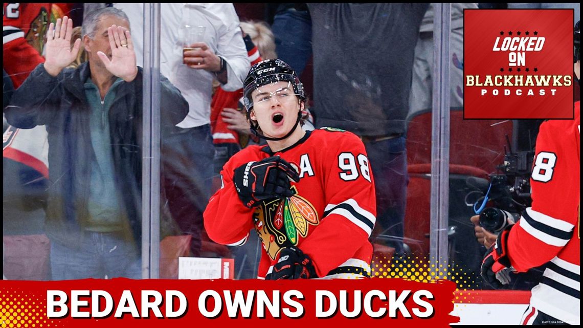 Connor Bedard Carries Chicago Blackhawks To 5-3 Comeback Win Over ...