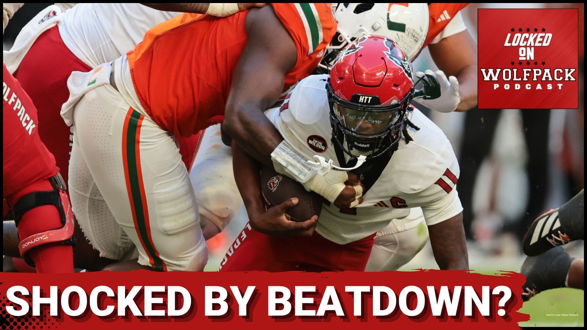 BLASTED - NC State Football Smoked by Miami Hurricanes - Noncompetitive ...