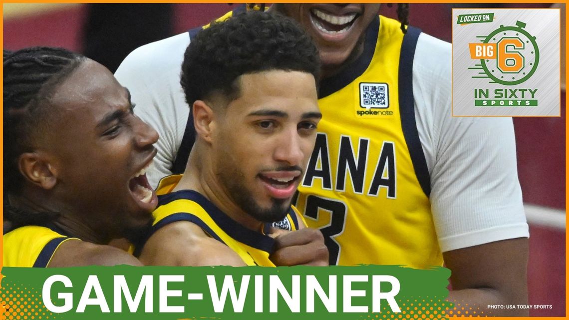Pacers Go Up 2-0 On Cavs With Tyrese Haliburton's Game-Winner | The Big 6 in 60 | khou.com
