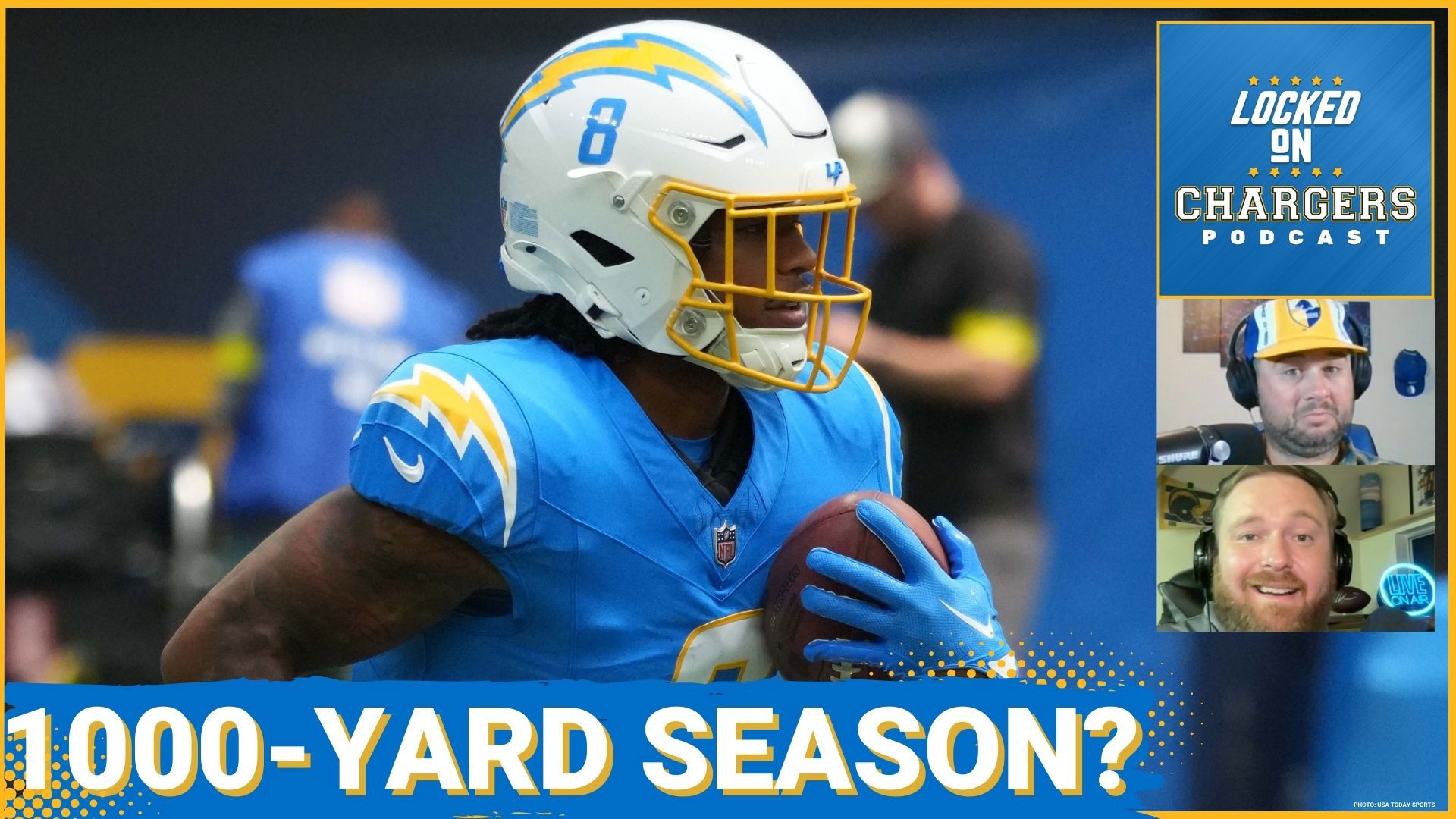 Omarion Hampton WILL SURPASS 1000 Rushing Yards As A Rookie | Will ...