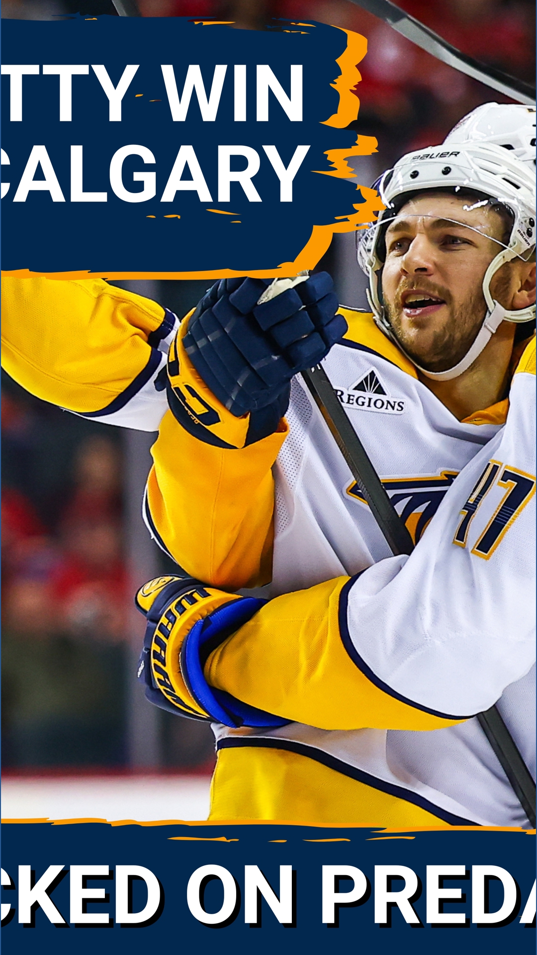 Predators pick up GRITTY win in Calgary | 4 head to Olympics & Winter ...