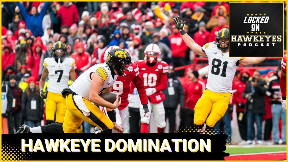 DOMINANCE: Iowa Hawkeyes RUN Over Nebraska, Kamari Moulton and DJ ...