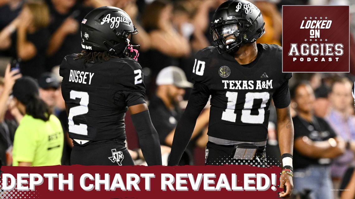 BREAKING: Texas A&M's Official Depth Chart REVEALED | Can Defense Hold ...