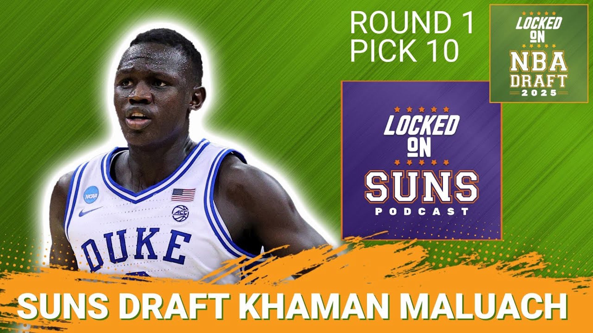 Phoenix Suns Select Khaman Maluach 10th Overall in NBA Draft | ELITE ...